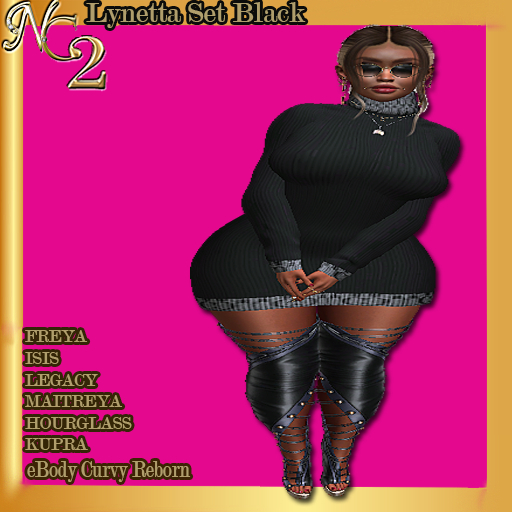 Second Life Marketplace Nc Lynetta Black Add To Open